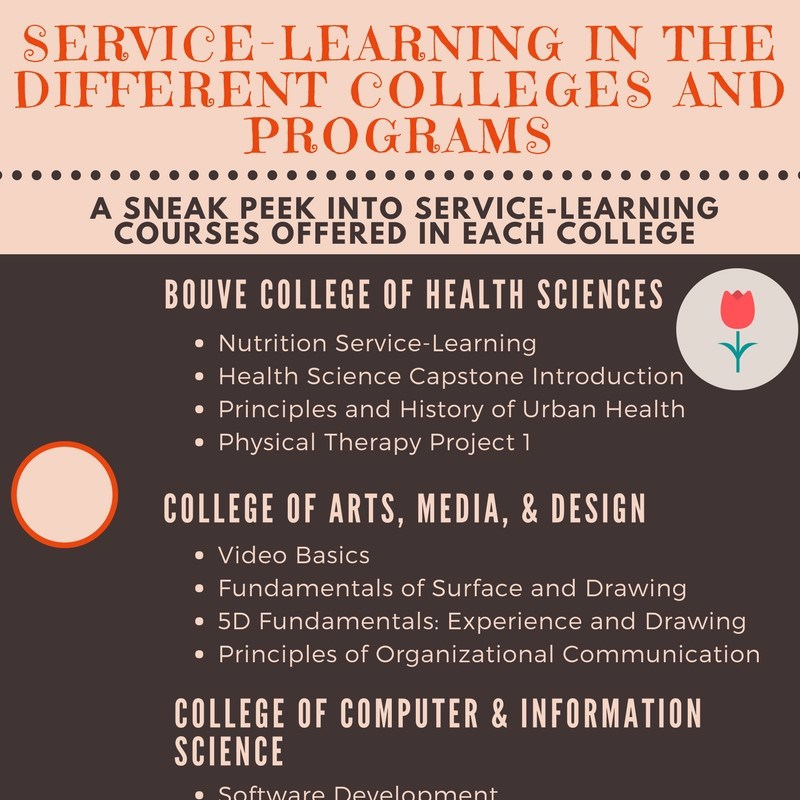 Service-Learning in the Different Colleges & Programs – S-LOG